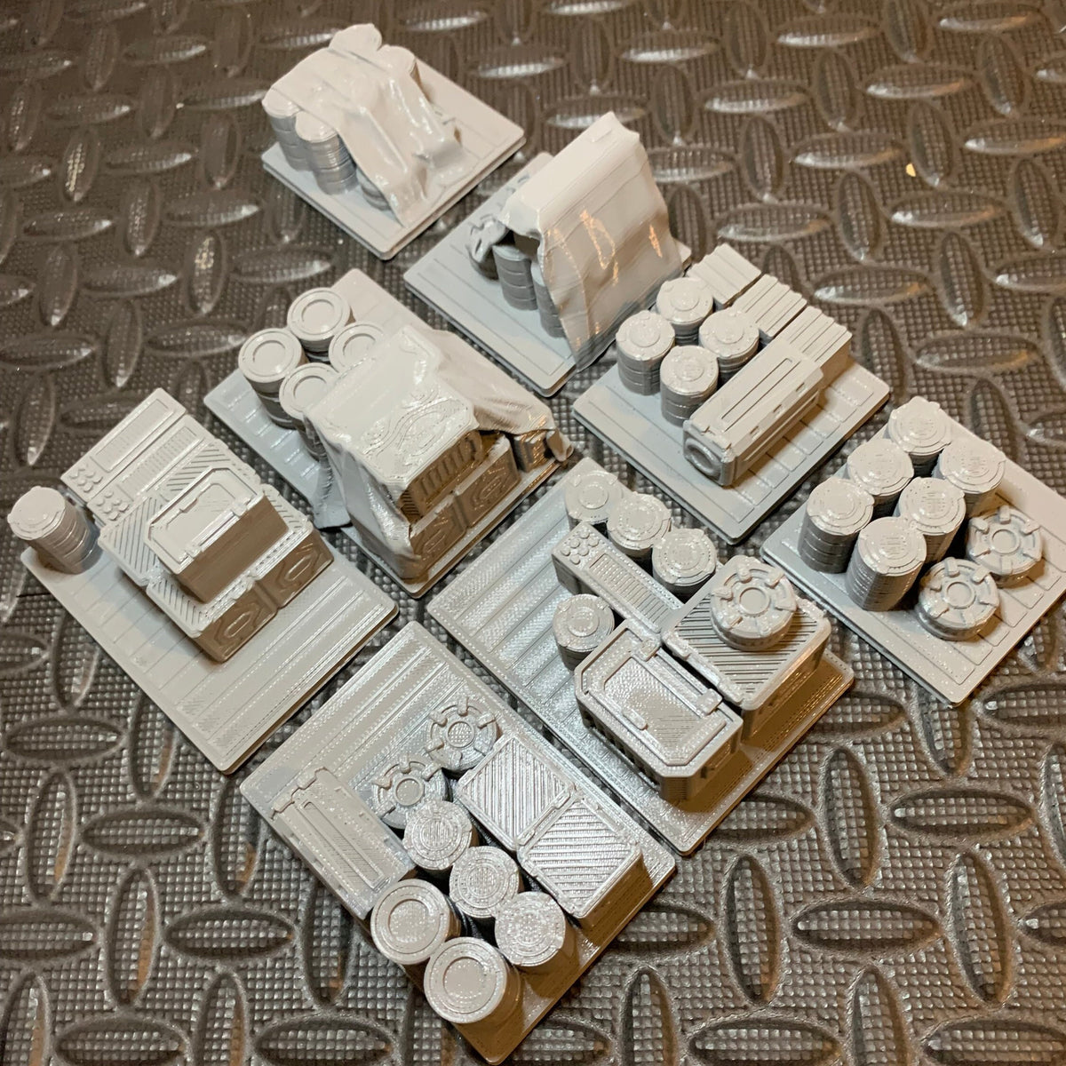 Tycho Starport Cargo Crates Barrels Containers Terrain Scenery SciFi W ...