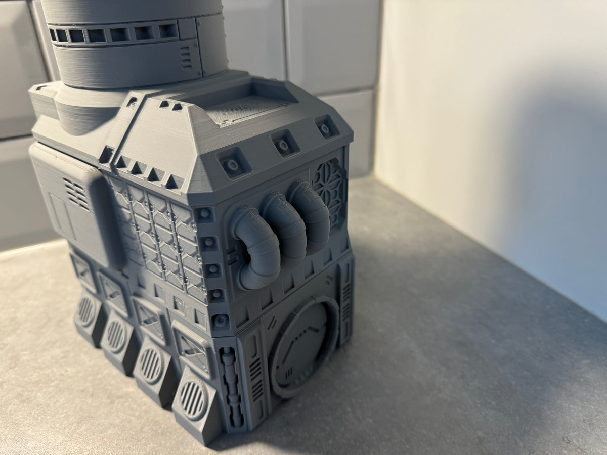Cyber Industrial Power Plant - Factory Power Station 28mm 3d Printed T ...