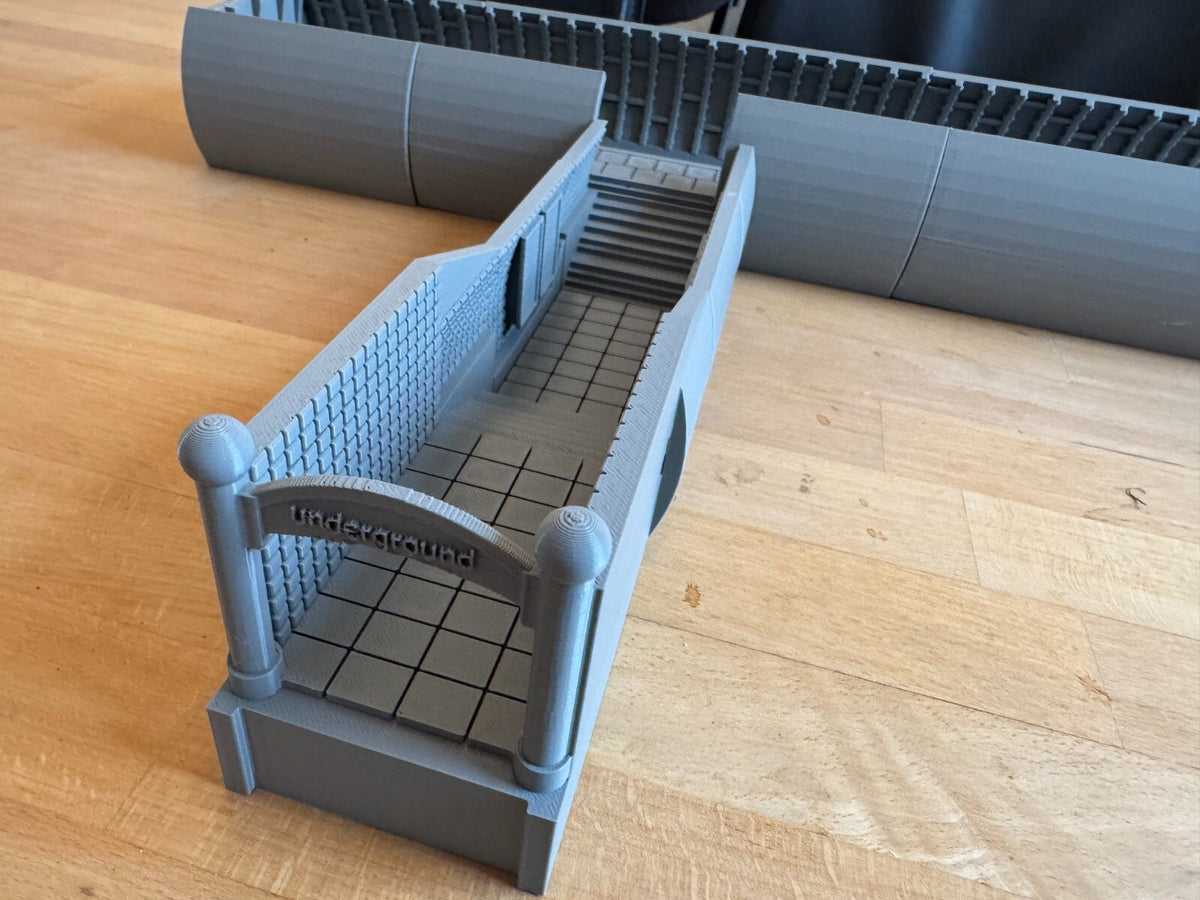 28mm London Underground Subway Style Layout for Wargaming Diorama Long ...