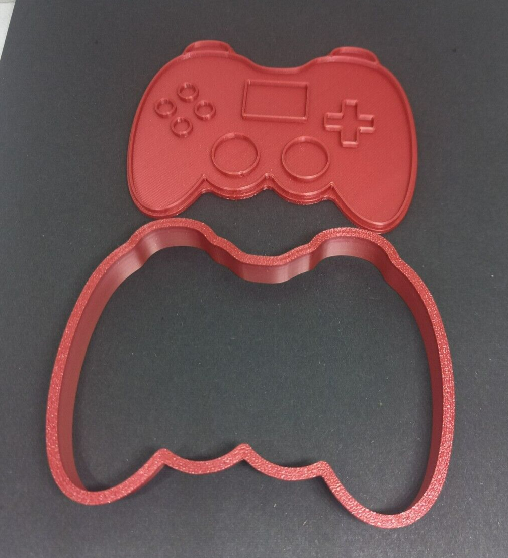 Gaming Controller Cookie Cutter 3D Printed Biscuit Stamp Fondant Icing ...