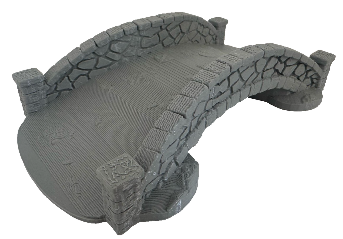 28mm Cobblestone Style Bridge Canal Bridge River Terrain Wargaming Sce ...