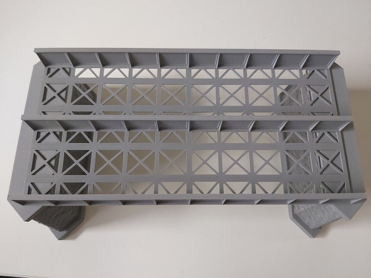 OO Gauge Twin Track Bridge Girder and Support Piers for Model Railway ...