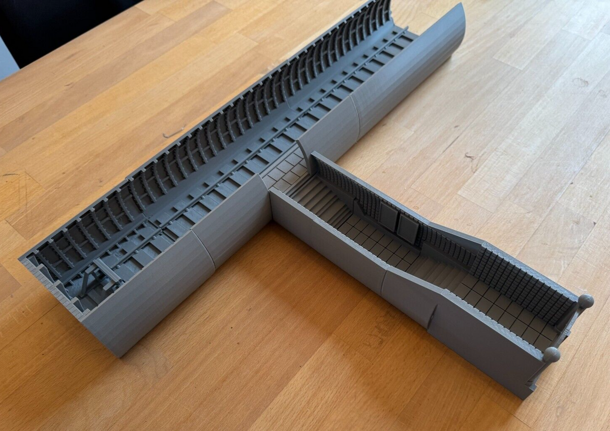 28mm London Underground Subway Style Layout for Wargaming Diorama Shor ...