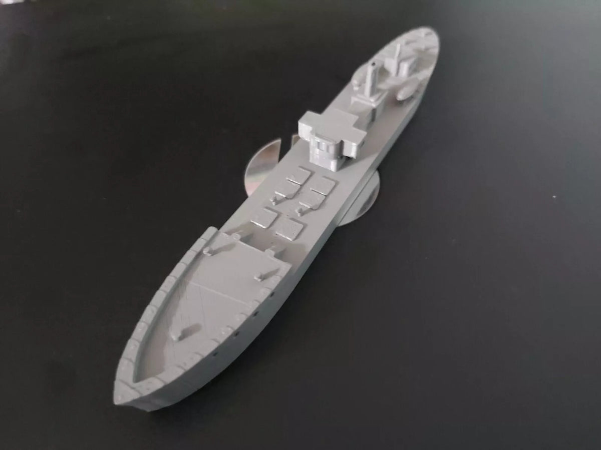 Coastal Freighter Model 1/300th Scale Sea Diorama Scenery Naval Ship T ...