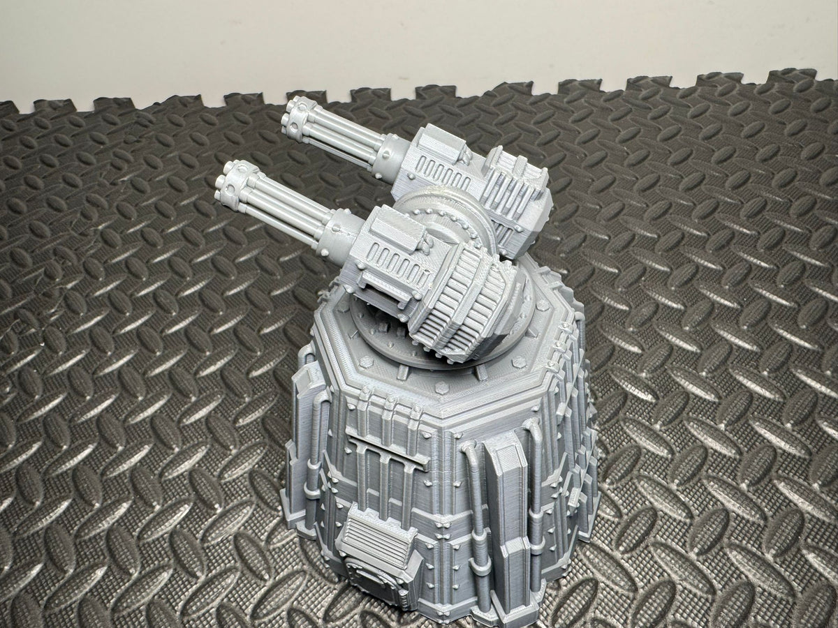 Sci-Fi AA Turret - Zeta Collection 3D Printed Wargaming Terrain 28mm 3 ...