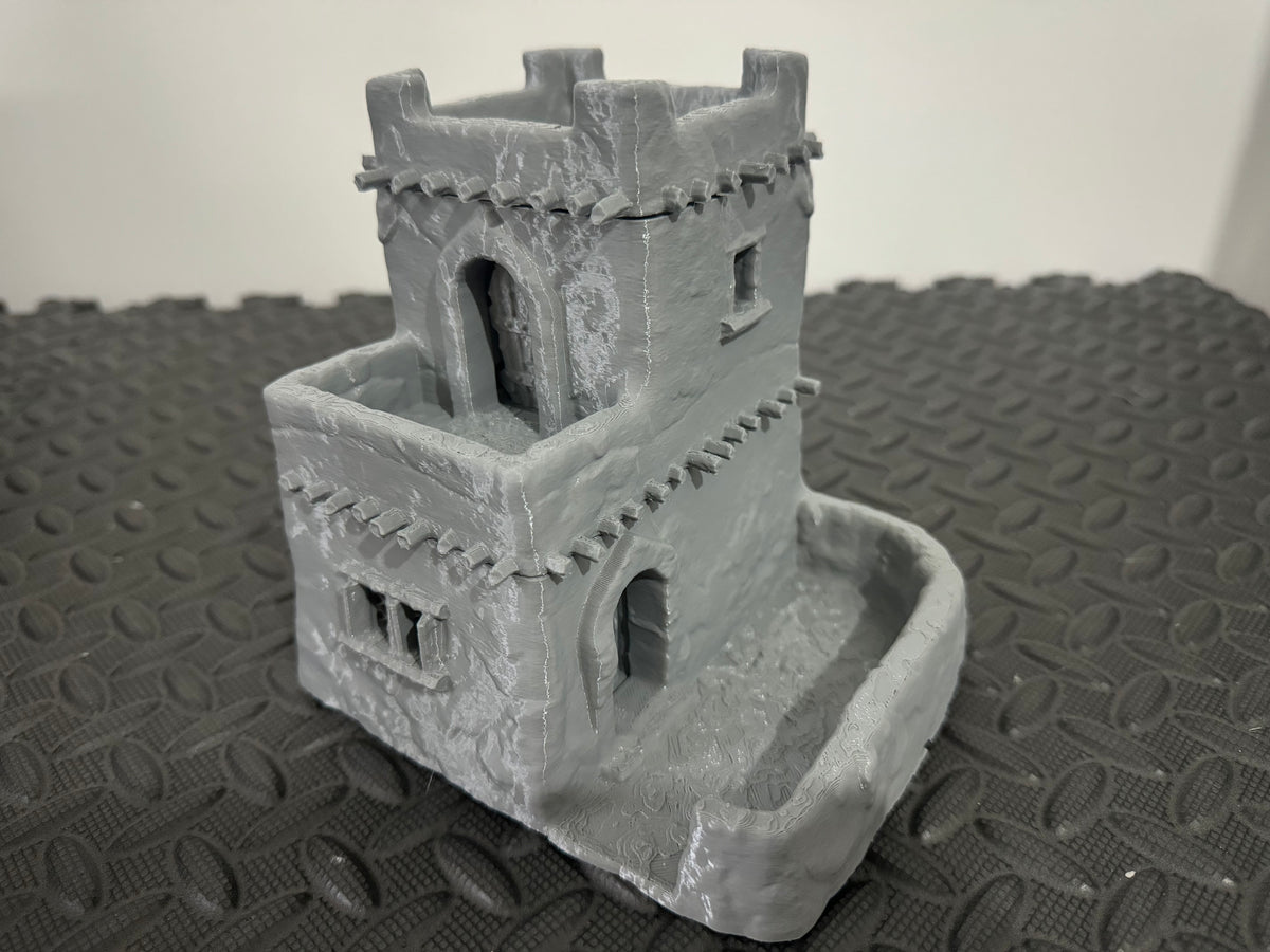 Large Desert 2 Storey Mud House 4 28mm Tabletop Wargaming Building Ter ...