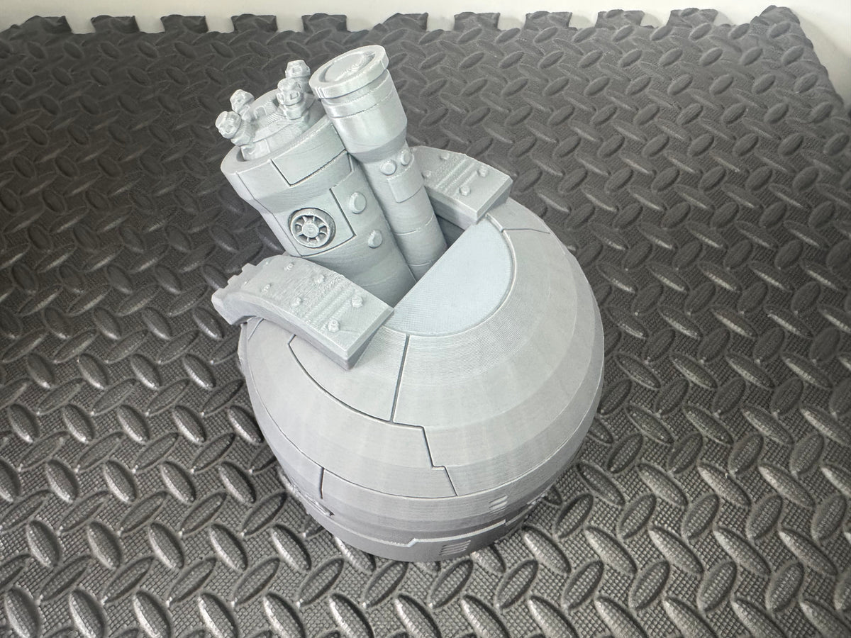 Sci Fi Building Observatory V2 Tabletop Terrain Scenery 28mm 32mm 3D P ...