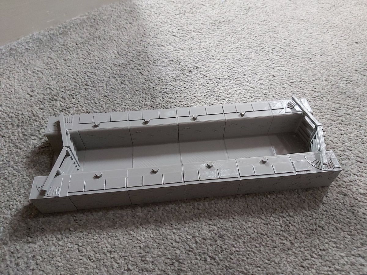 OO Gauge Model Railway Canal Lock Scenery Kit Modular Lock Gates Narro ...