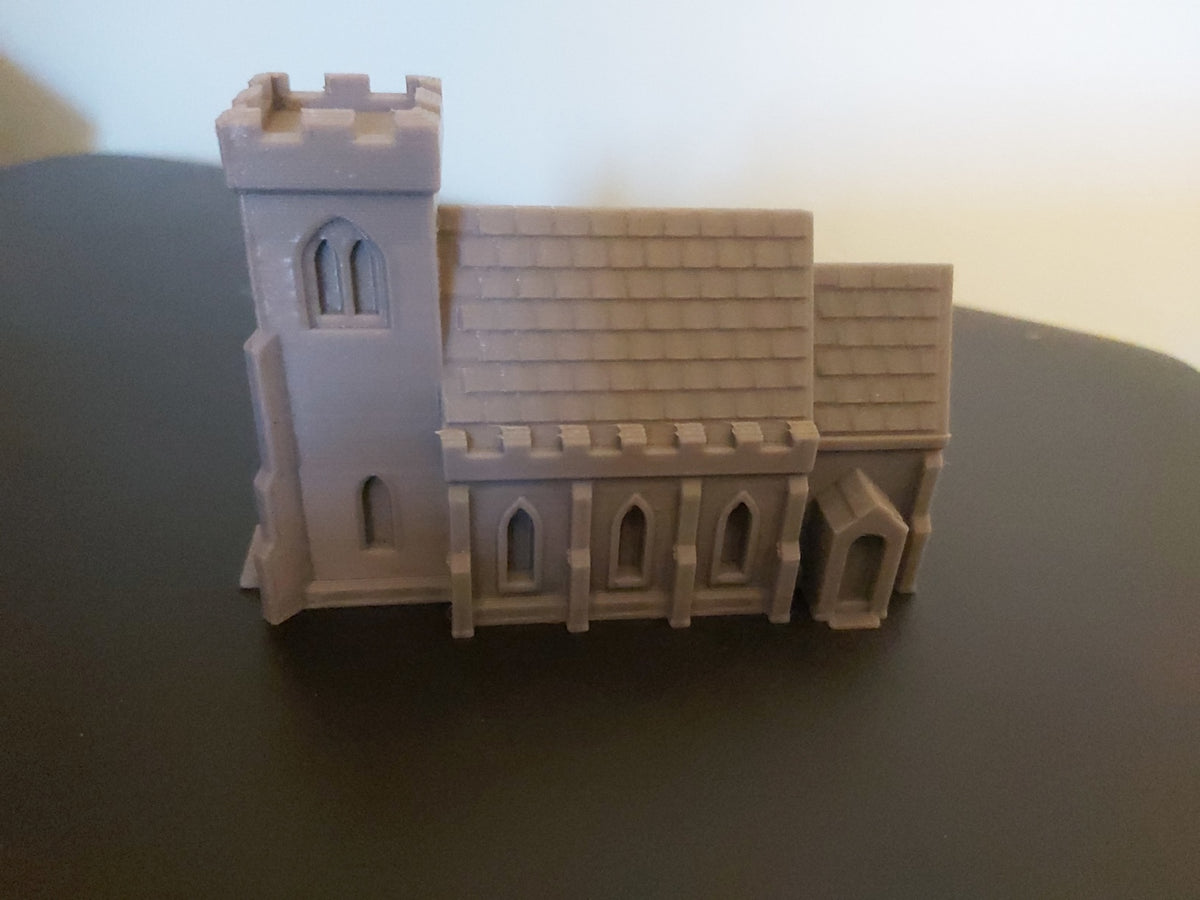 N Scale Village Church Model Railway Layout Parish Church – 3dprintstudio