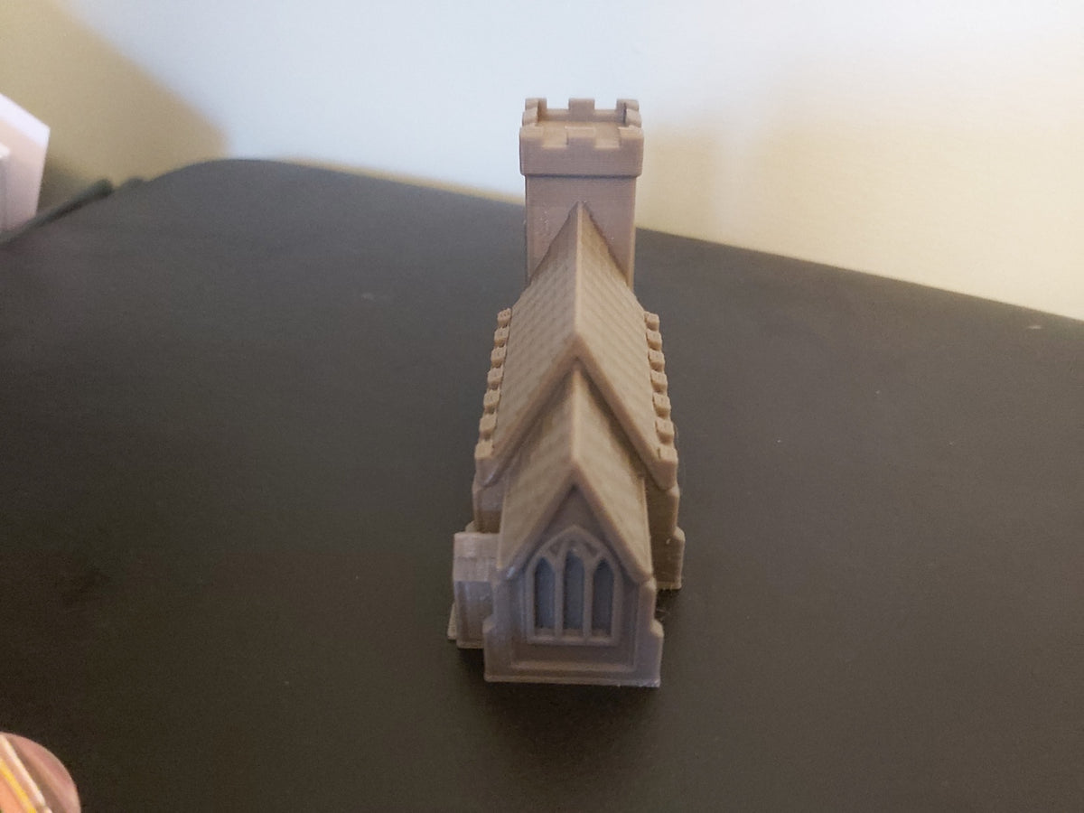 N Scale Village Church Model Railway Layout Parish Church – 3dprintstudio