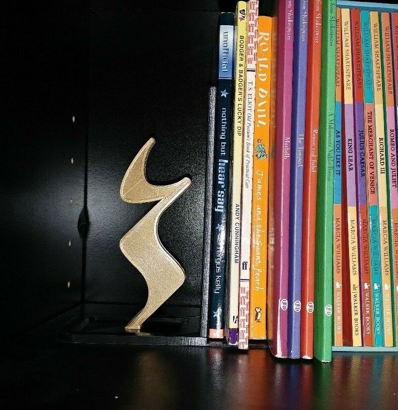 Music Themed Decorative Bookshelf Bookend Musical Notes Multi Colour ...