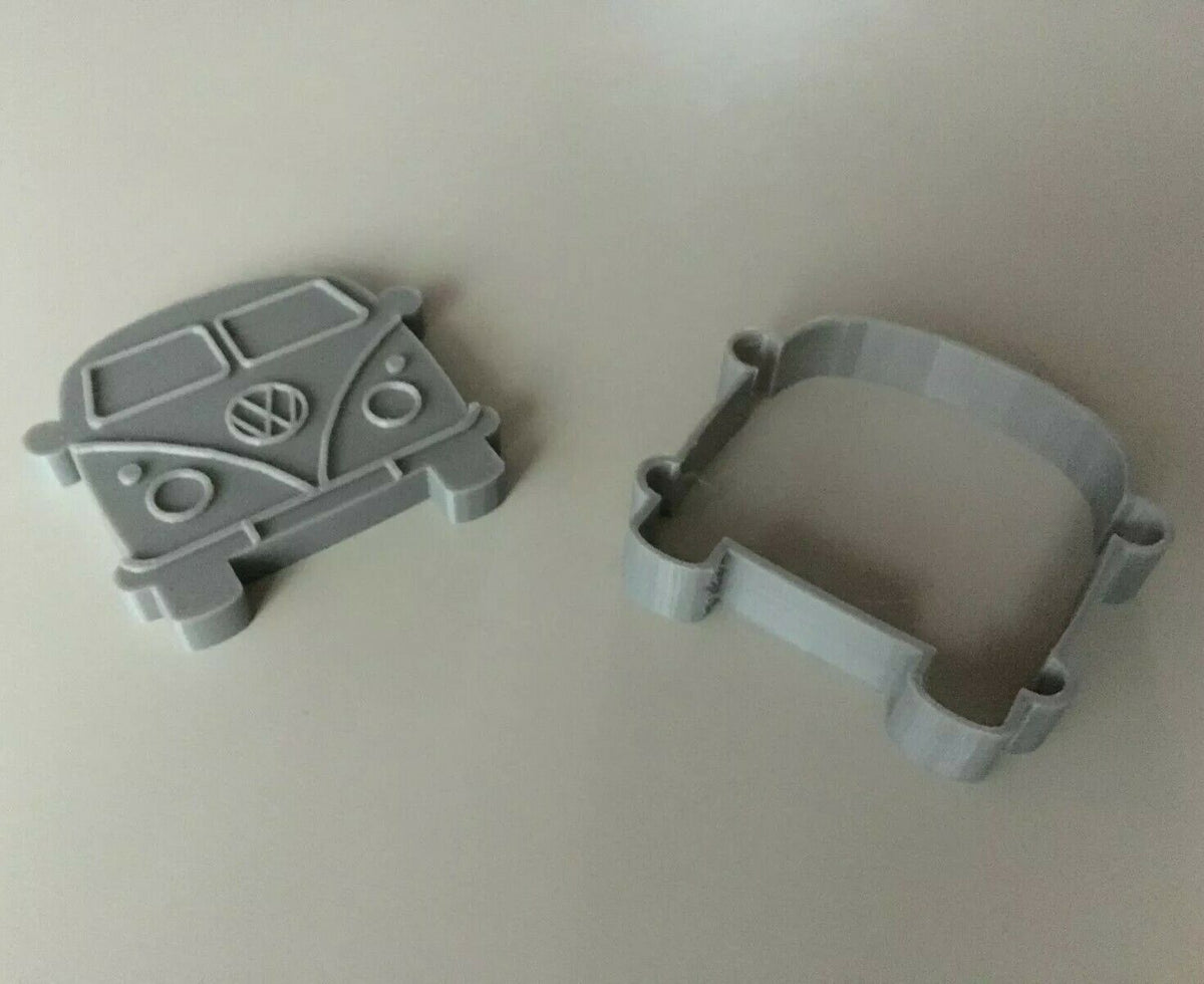 Volkswagen Camper VW 3D Printed Cookie Cutter Stamp Baking Biscuit Sha ...