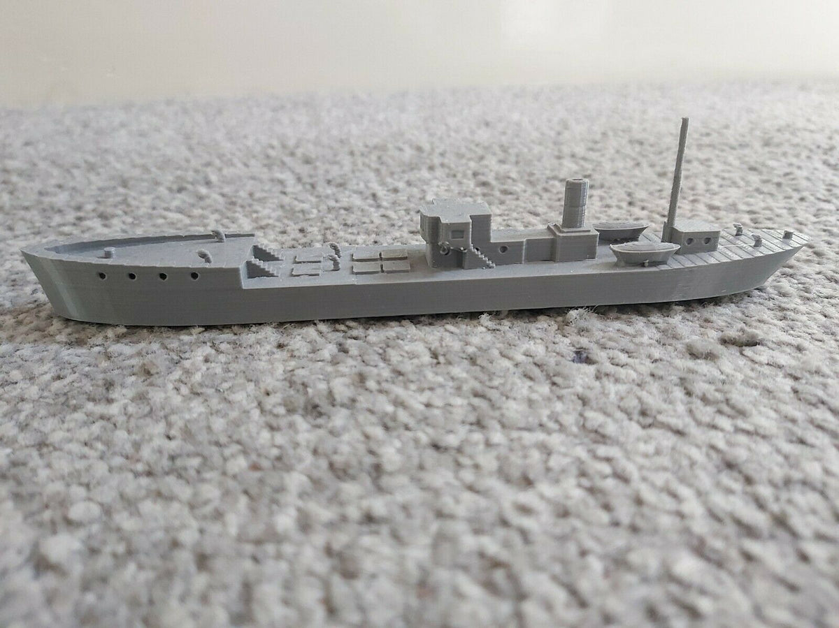 Coastal Freighter Model 1/300th Scale Sea Diorama Scenery Naval Ship T ...