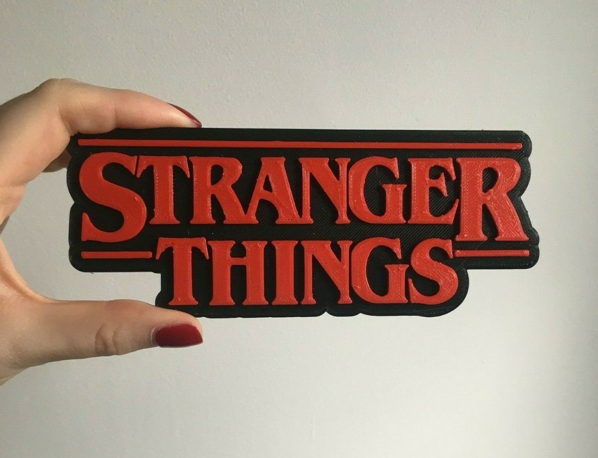 Stranger Things Style Wall Plaque Door Hanging Sign 3D Printed ...