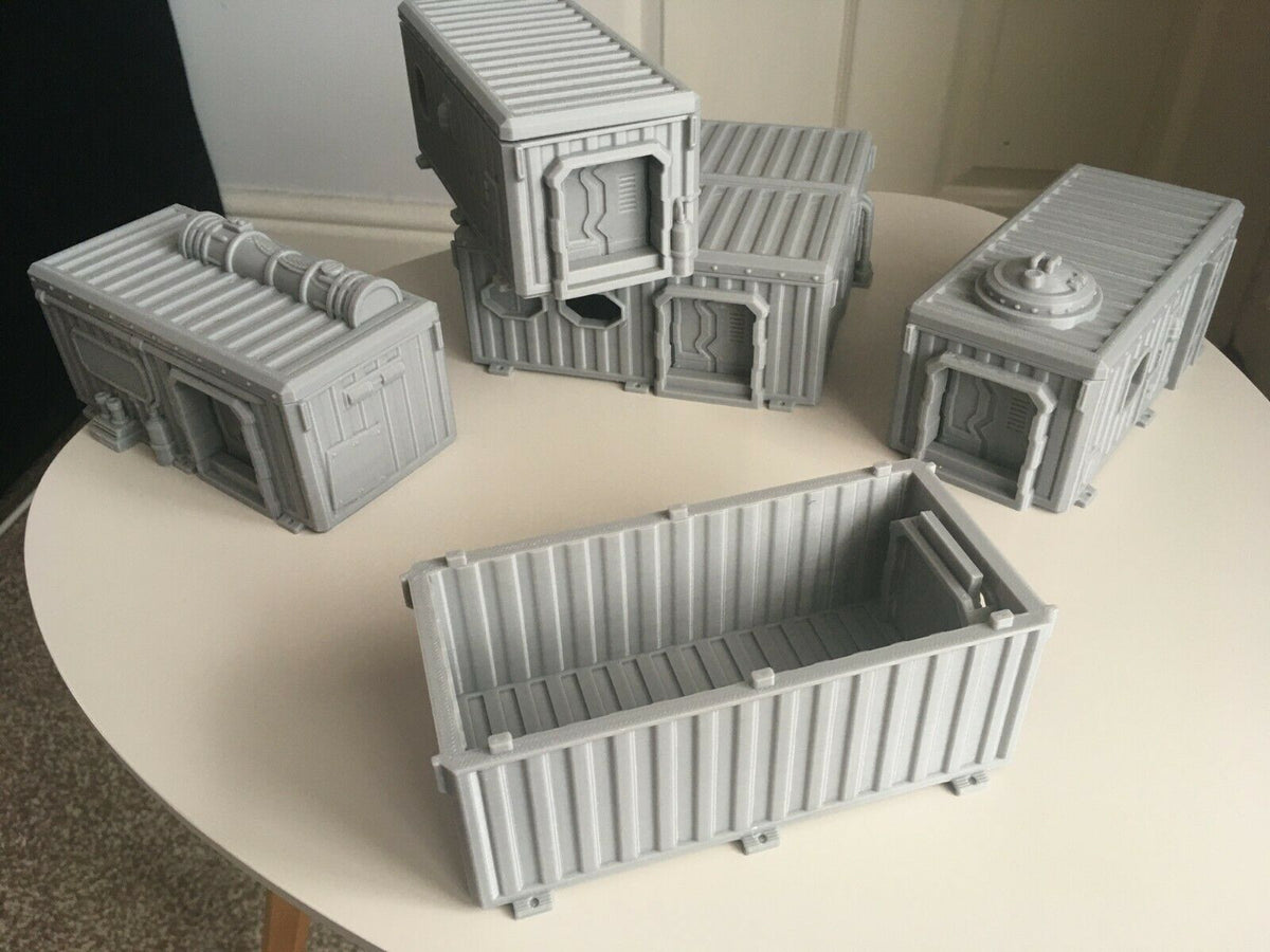 Warhammer War Game Container Hab Buildings Bunkers D+D Scenery ...