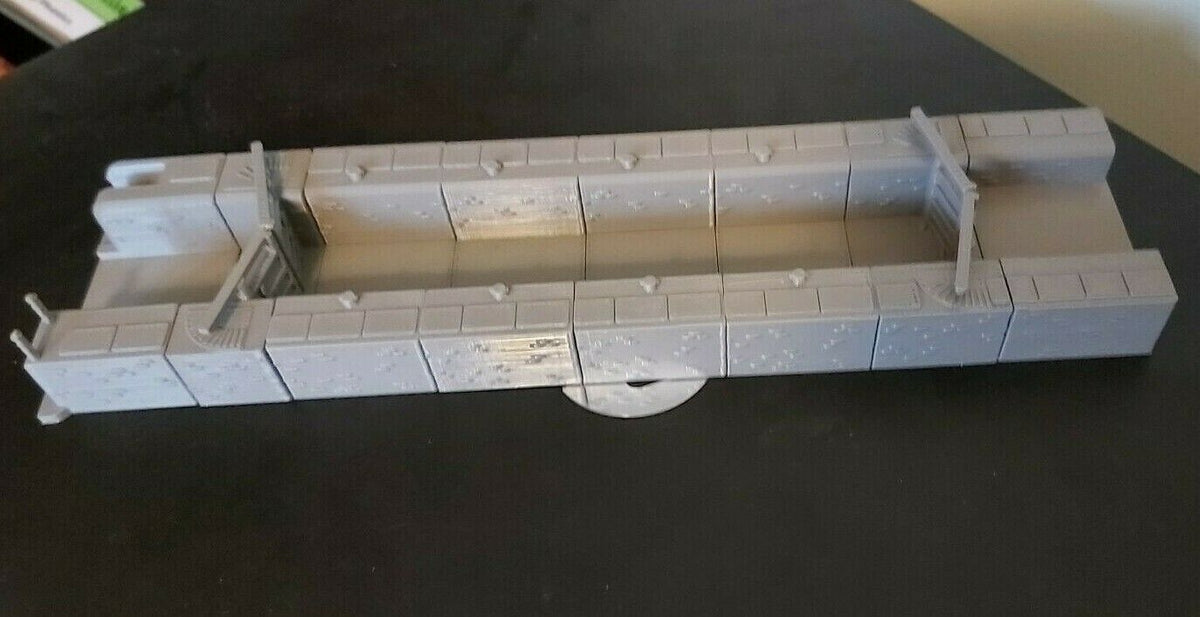 N Gauge Model Railway Canal Lock Scenery Kit Modular Lock Gates Narrow ...