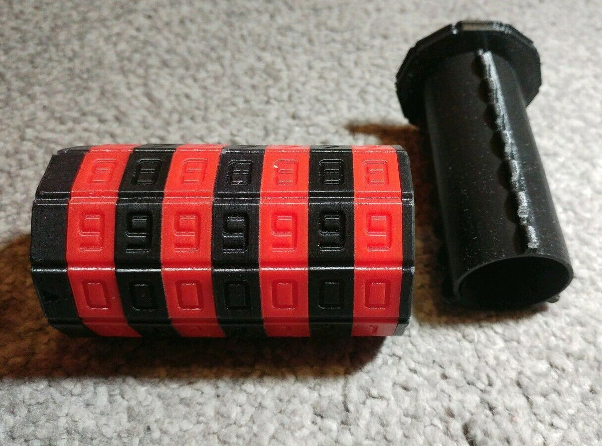Mini Cryptex Puzzle DaVinci Replica Geocaching 3D Print Plastic 5, 6 o ...
